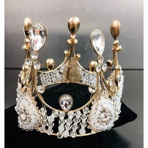 Accessories | Dainty Small Gold Crown | Poshmark